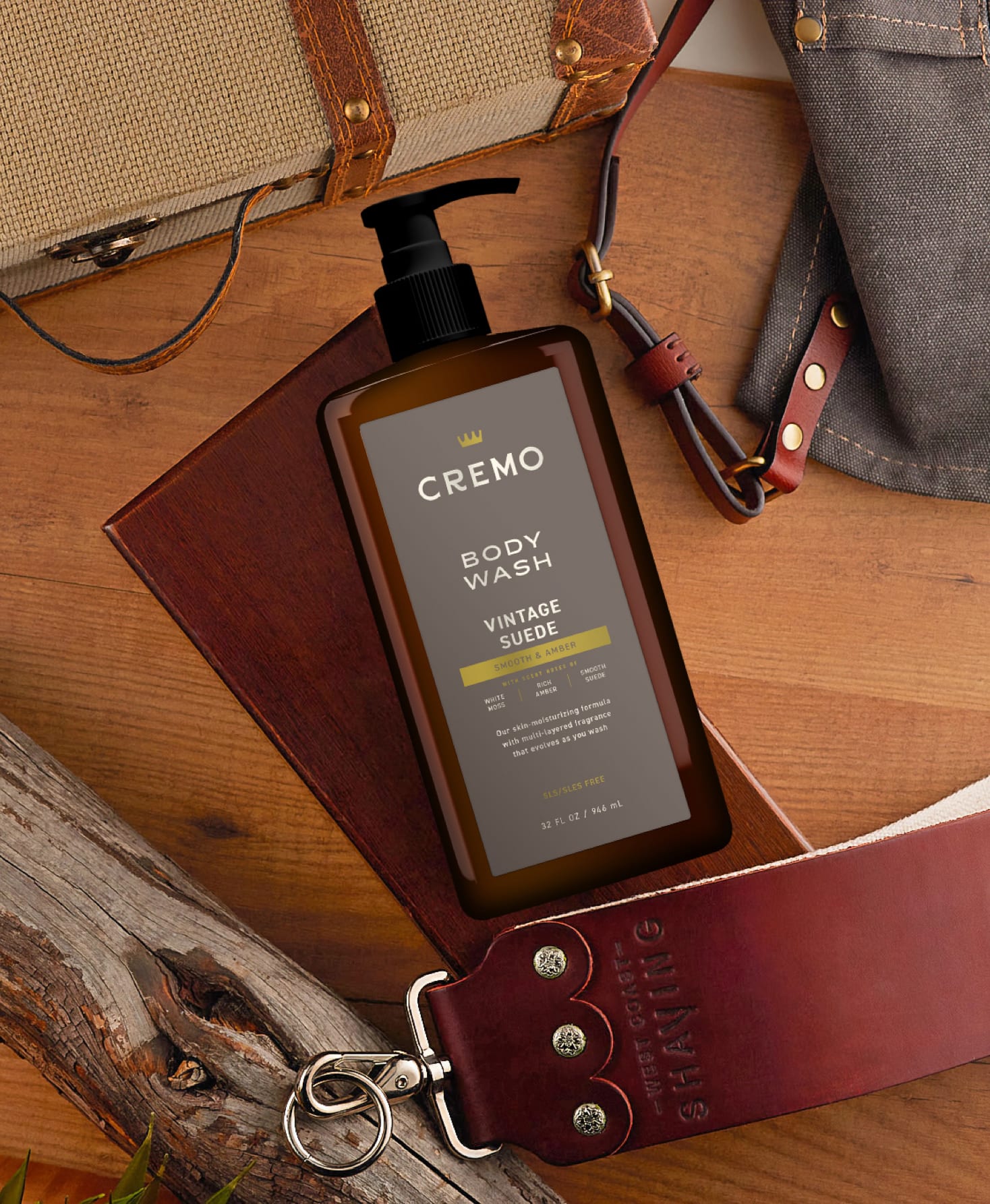 Vintage Suede (Reserve Collection) Body Wash - 32 oz.