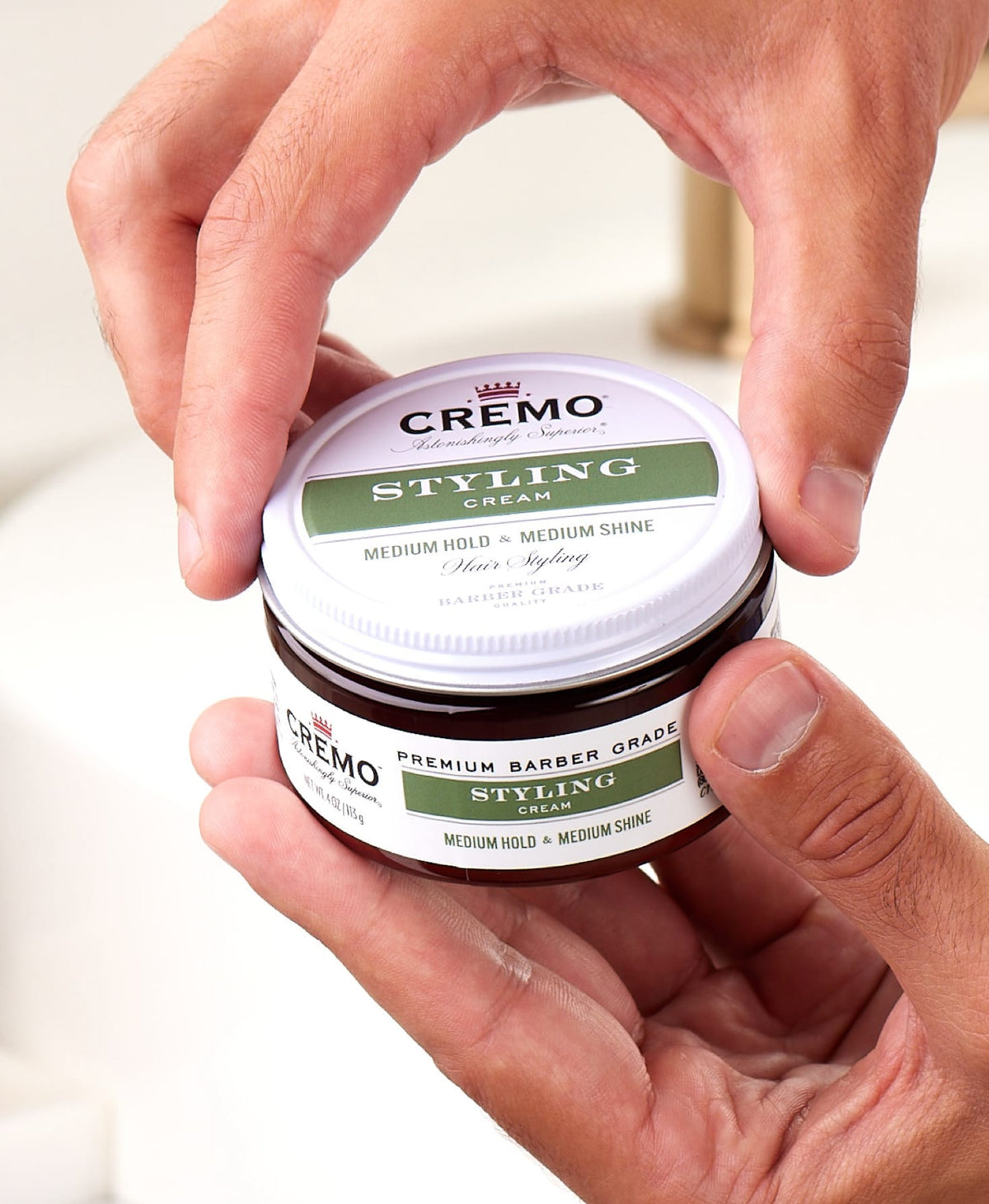 Quality Hair Styling & Shaping Cream for Men - Barber Grade Styling ...