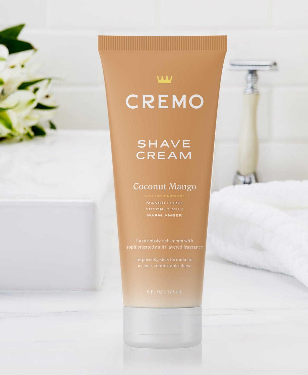 Moisturizing Coconut & Mango Shaving Cream | Cremo