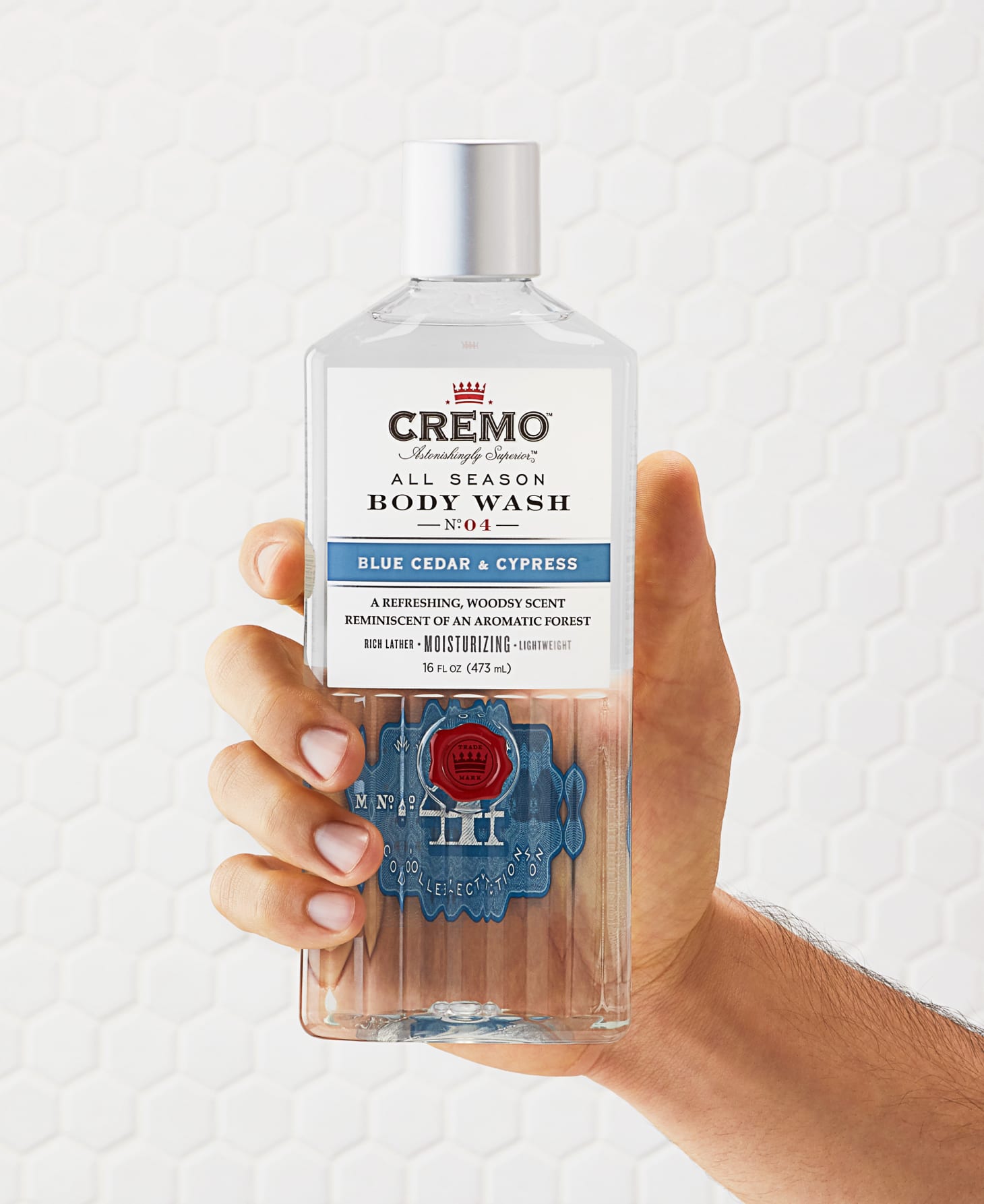 Blue Cedar & Cypress - Cedar Scented Body Wash for Men | Cremo