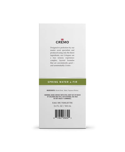 Spring Water & Fir Spray Cologne