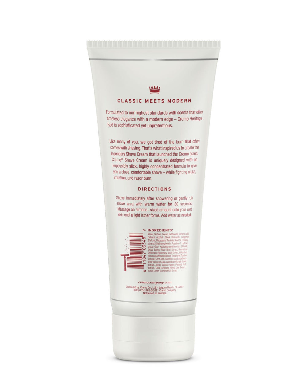 Heritage Red Shave Cream