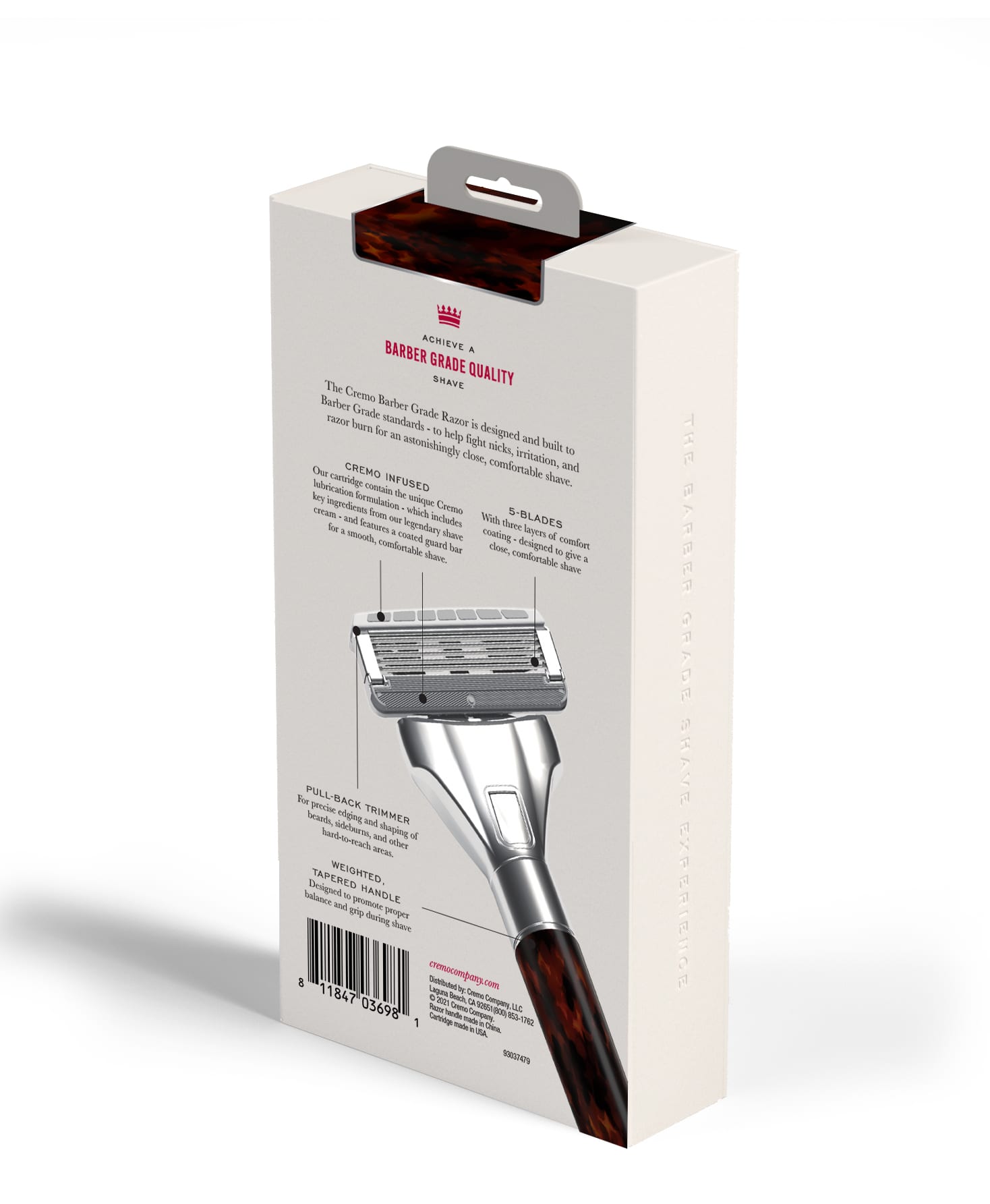 Cremo Tortoise Handle Razor
